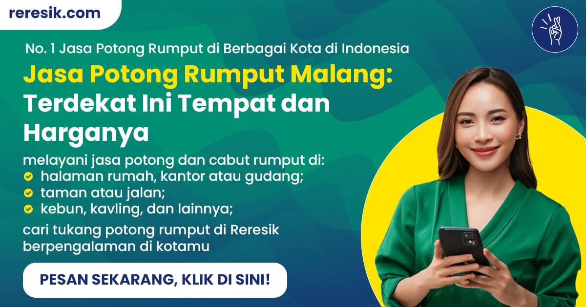 Jasa Potong Rumput Malang: Ini Tempat dan Harganya