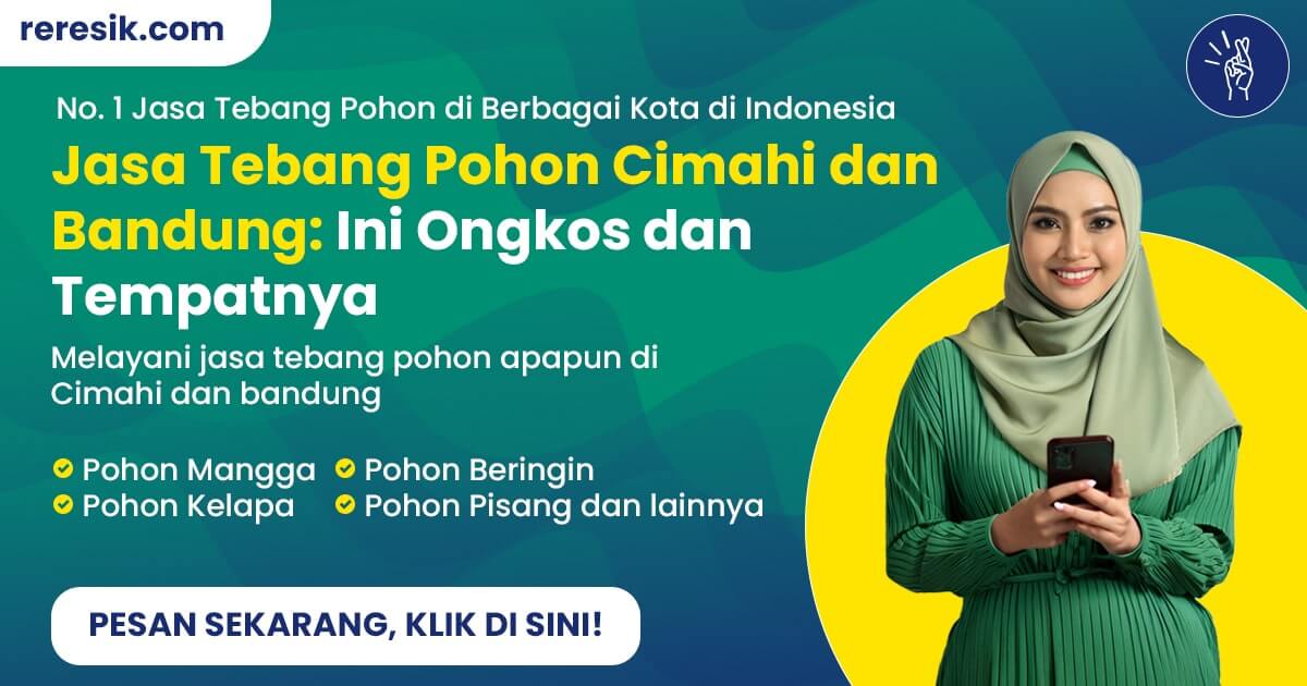 Jasa Tebang Pohon Cimahi dan Bandung, Ini Biayanya